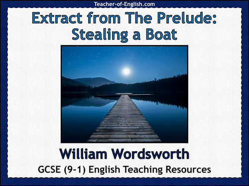 Extract from The Prelude: Stealing a Boat by William Wordsworth ...