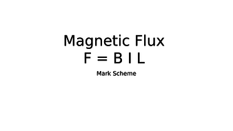 F = BIL Magnetic Flux Questions and equation manipulation. | Teaching ...