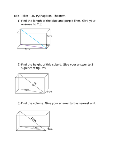 Exit Tickets - Geometry Bundle with Answers | Teaching Resources