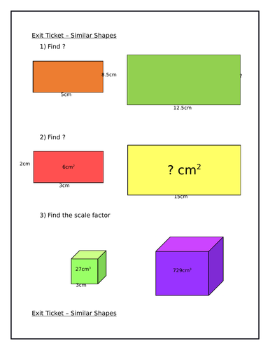 Exit Tickets - Geometry Bundle with Answers | Teaching Resources