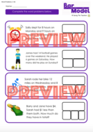 Bar Model Addition and Subtraction: Years 1 - 2 | Teaching Resources