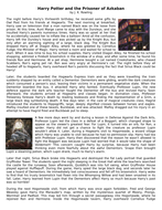 Harry Potter and the Prisoner of Azkaban - Reading Comprehension Text ...