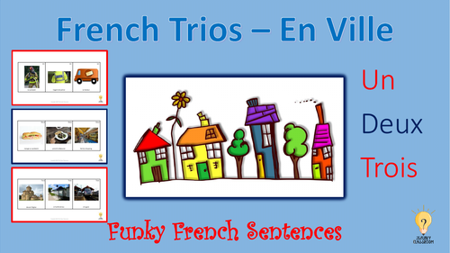 French Trios - En Ville | Teaching Resources