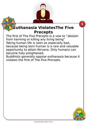 Euthanasia - Comparing Buddhist & Christian Views (GCSE Buddhism ...
