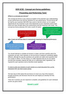 OCR GCSE Drama Concept Pro-Forma Guidance Booklet | Teaching Resources