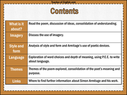 Remains by Simon Armitage | Teaching Resources