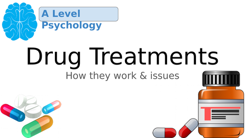 Drug Treatments / Therapies Lesson | Teaching Resources