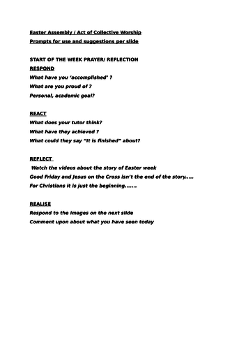 Lent and Easter Bundle | Teaching Resources