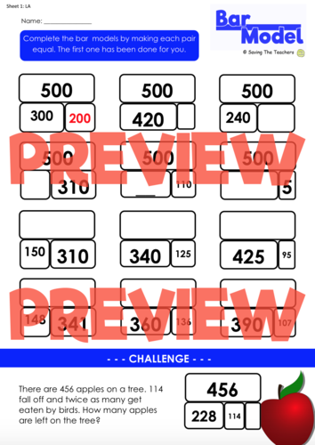 Bar Model Addition and Subtraction: Years 5- 6 | Teaching Resources Bar Model Addition and Subtraction: Years 5- 6 | Teaching Resources