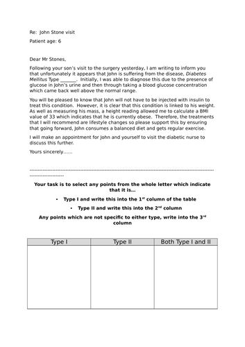 OCR Gateway A GCSE Biology B3 (Organism-level systems) REVISION ...