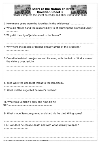KS3-4 Introduction to Judaism and Christianity - The Old Testament L2 ...