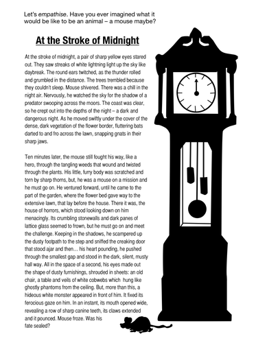 Practise SATS Tests (At The Stroke Of Midnight) 9-12 years | Teaching ...