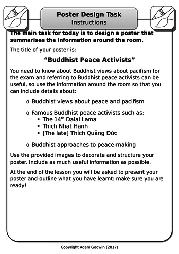Buddhist Peace Activists & Pacifism (GCSE RS - Buddhism -Religion ...
