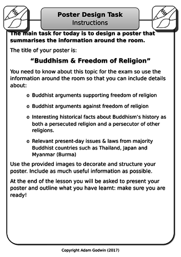 Freedom of Religion - Buddhist Views (GCSE RS - Buddhism - Human Rights ...