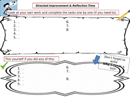 DIRT Feedback Page | Teaching Resources