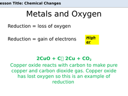 AQA C4 Chemical Changes revison | Teaching Resources