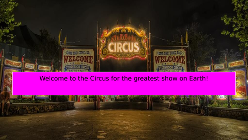 Welcome to the Circus - Engaging Children Before Writing | Teaching ...