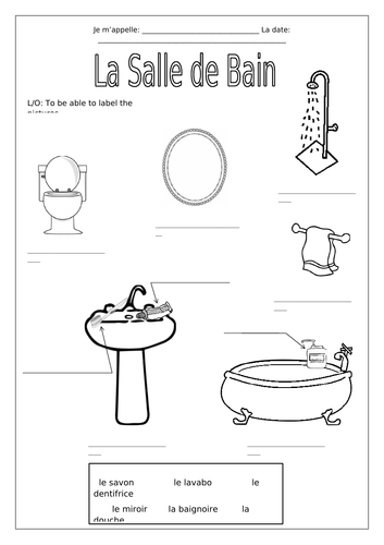 French - La Maison - Worksheets | Teaching Resources