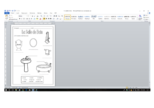 French - La Maison - Worksheets | Teaching Resources