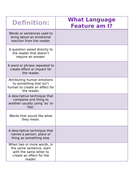 Language Features Starter | Teaching Resources