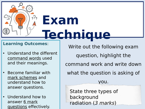 Science Exam Technique | Teaching Resources Science Exam Technique | Teaching Resources