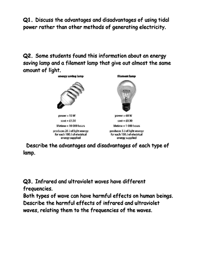 Science Exam Technique | Teaching Resources Science Exam Technique | Teaching Resources