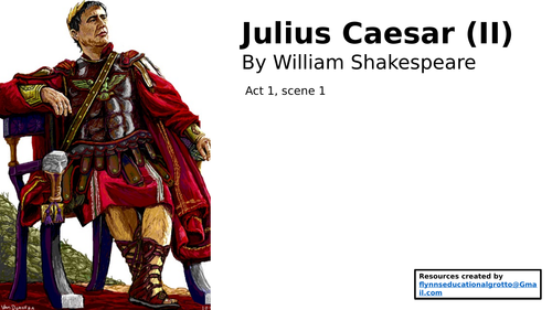 A Level: (2) Julius Caesar By William Shakespeare - Act 1 Scene 1 ...