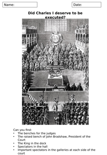 Did Charles I deserve to be executed? | Teaching Resources