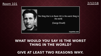 Room 101 - Persuasive Writing | Teaching Resources