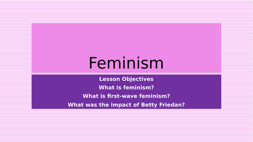 Feminism | Teaching Resources