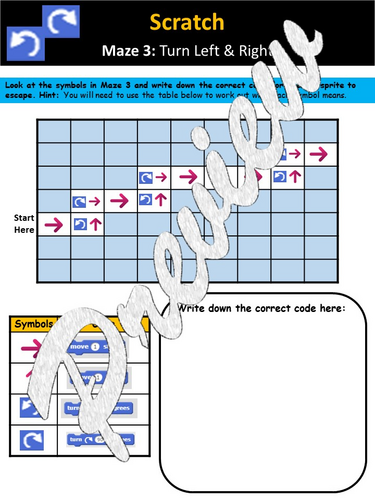 Scratch Programming Coding Mazes: Coding Unplugged Activities ... Scratch Programming Coding Mazes: Coding Unplugged Activities ...