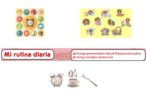 Mi rutina diaria - Speaking skills | Teaching Resources