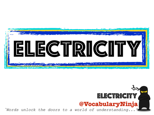 Electricity Topic Vocabulary Pack | Teaching Resources
