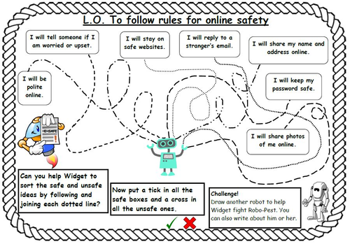 Internet Safety Activities Workbook (Years 1, 2 and 3) | Teaching Resources