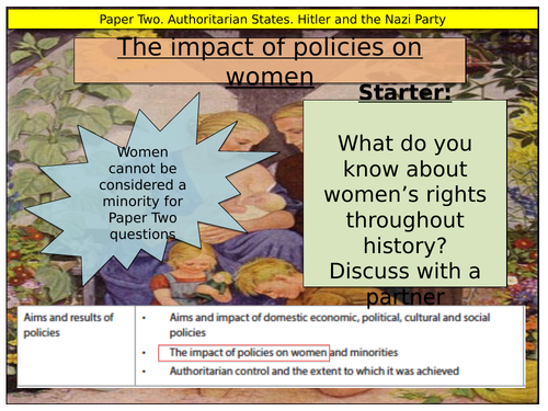 Women in Nazi Germany | Teaching Resources