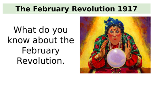 The February Revolution 1917 | Teaching Resources