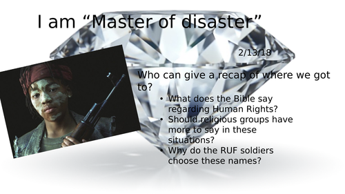 Blood diamonds and just war | Teaching Resources