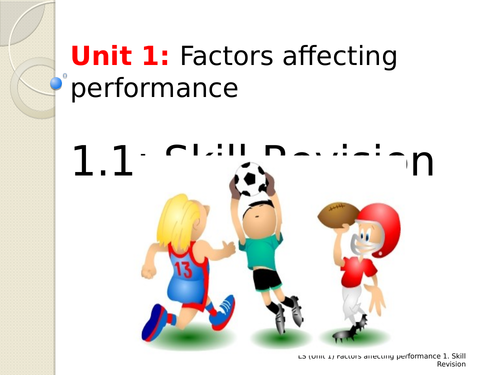 IGCSE PE Skill Revision Lesson | Teaching Resources