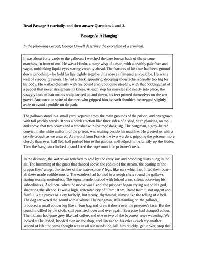 CIE IGCSE English First Language (0500) - Paper 2 | Teaching Resources