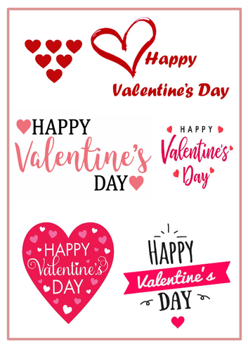 Valentine's Day - Worksheet and Card-Making Resources | Teaching Resources