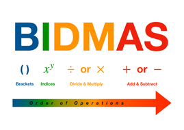 BIDMAS graphic or poster | Teaching Resources