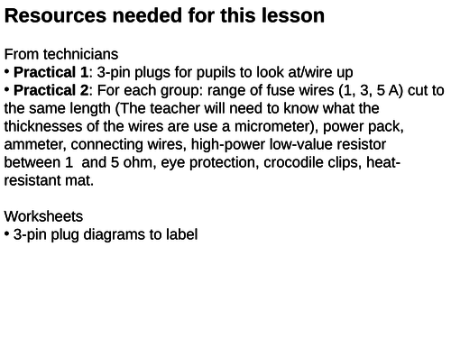 Electrical Safety SP10i CP9i Edexcel 9-1 GCSE Physics Electricity and ...