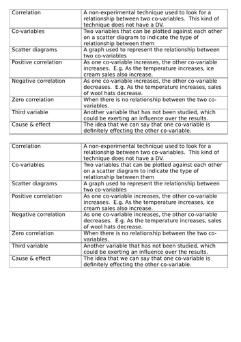 Edexcel Psychology (9-1) GCSE New Spec Unit 1 Lesson 12 - Correlation ...