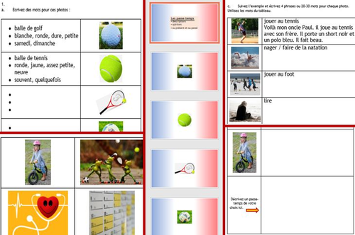 French Hobbies and Free Time | Teaching Resources