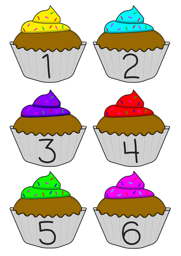 Numbers 1-30 on cupcakes | Teaching Resources