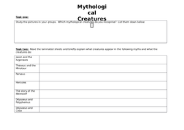 Mythological Creatures | Teaching Resources