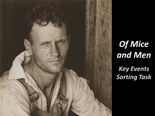 Of Mice and Men - Plot Sorting Task | Teaching Resources