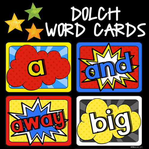 Superhero Sight Words Set 1 | Teaching Resources