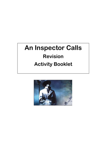 AQA An Inspector Calls: Revision Activity Booklet | Teaching Resources