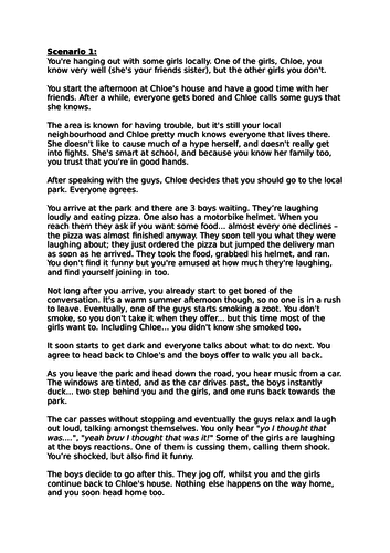 Healthy Relationships - Social Life & Scenarios | Teaching Resources